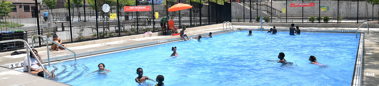 Rev. Dr. Maggie Howard Playground Outdoor Pools : NYC Parks