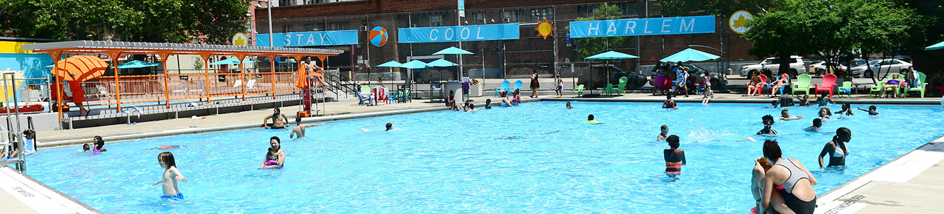 Sheltering Arms Playground Outdoor Pools : NYC Parks