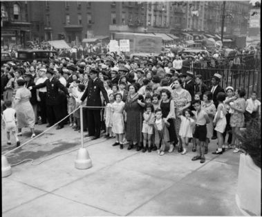 The Street Scene after Thomas Jefferson Pool Dedication Ceremonies ...