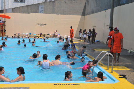Swimming at Fisher Pool : Photo Gallery : New York City Department of ...
