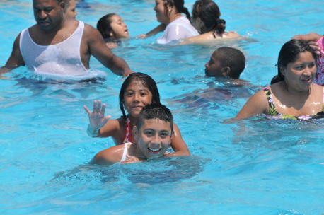 Swimming at Fisher Pool : Photo Gallery : New York City Department of ...