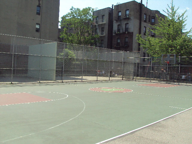 White Playground Playgrounds : NYC Parks