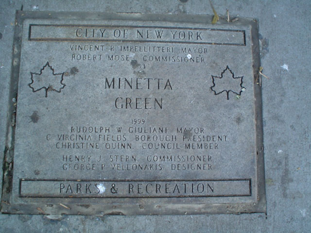 Minetta Green Highlights : NYC Parks