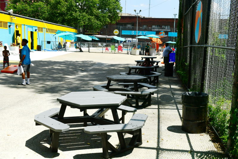 Sheltering Arms Playground Highlights - Sheltering Arms Pool : NYC Parks