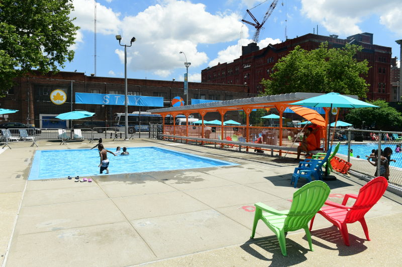 Sheltering Arms Playground Outdoor Pools : NYC Parks