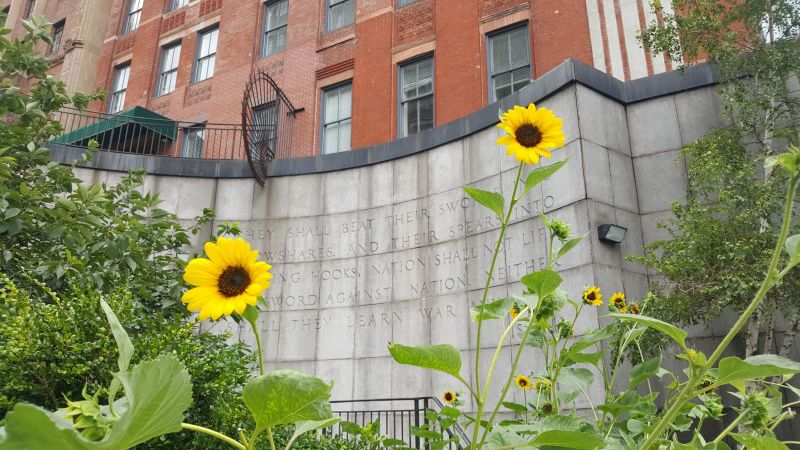 Ralph Bunche Park Monuments - Peace Form One : NYC Parks