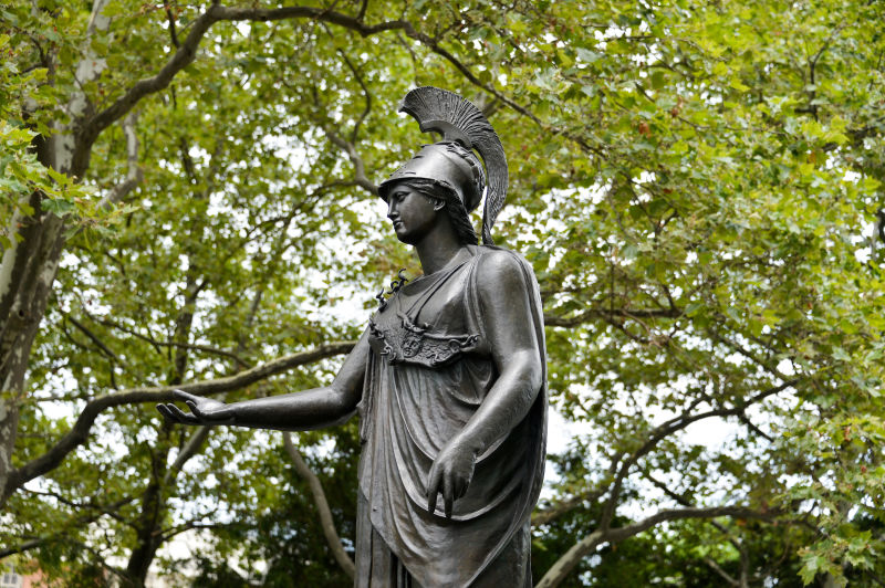 Athens Square Monuments - Socrates : NYC Parks
