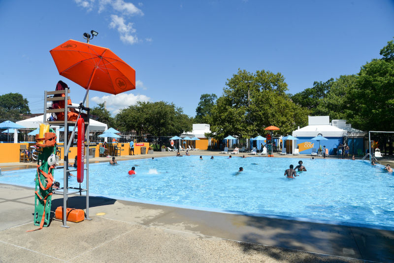 Haffen Park Outdoor Pools : NYC Parks