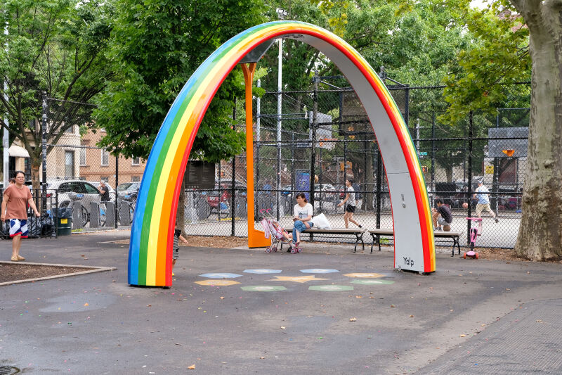Rainbow Playground Highlights : NYC Parks
